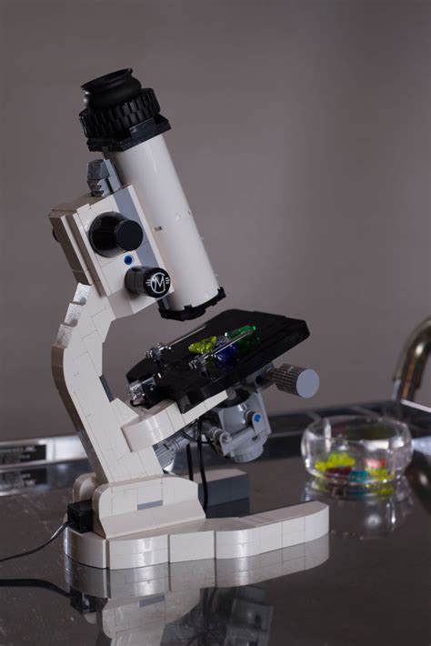 Worlds First Functional Microscope Made Using Lego Bricks
