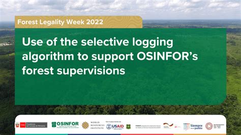 pdf use of the selective logging algorithm to support osinfor s forest supervisions forest