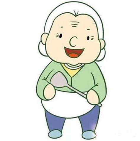 奶奶简笔画图片图文简单又好看（最新11张） 简笔画图片大全