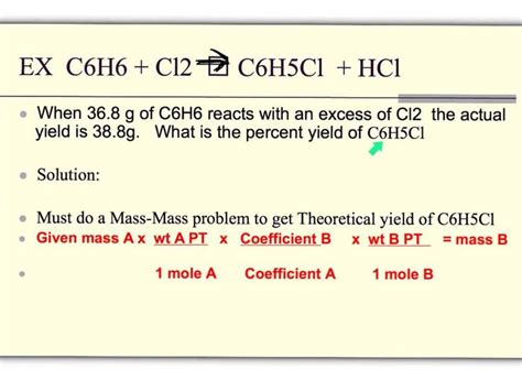 Percent Yield Problems