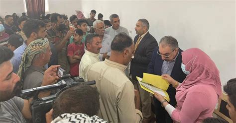 وزارة الهجرة تتفقد اوضاع العوائل النازحة من المقدادية بمحافظة ديالى