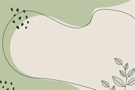 Download Abstract Floral Aesthetic Wallpaper Background Template With Organic Shapes