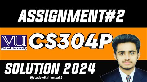 Cs304p Assignment No 2 Solution 2024 Cs304p Assignment Cs304p Solution 2024 Solution