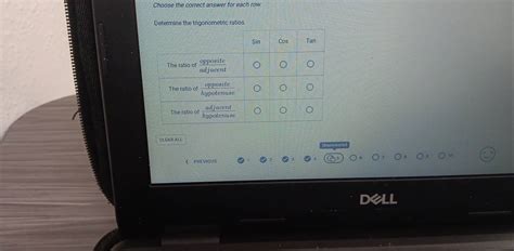Solved Choose The Correct Answer For Each Row Determine The