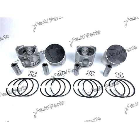 Yem Engine Parts Piston Ring Kit Set Std 98mm For Kubota V3300 1c01