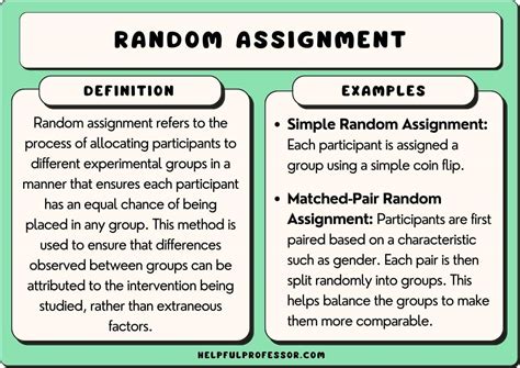 15 Random Assignment Examples 2025