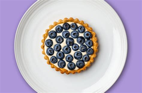 Peek A Blueberry Custard Tart Recipe Berryworld