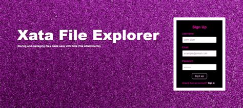 How To Build A File Explorer Using Xata And Vuejs Dev Community