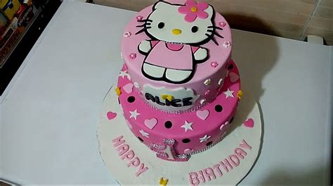 كيك ديزاين هيلو كيتي بكل التفاصيل Cake Design Hello Kitty De A à Z