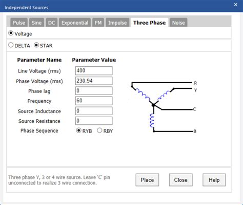 Three Phase Source SPICE Model Explained EMA Design Automation