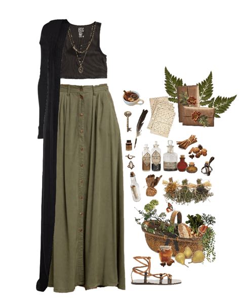 Green Witch Outfit Ideas Cottagecore Cottage Core Witchaesthetic Aesthetic Green