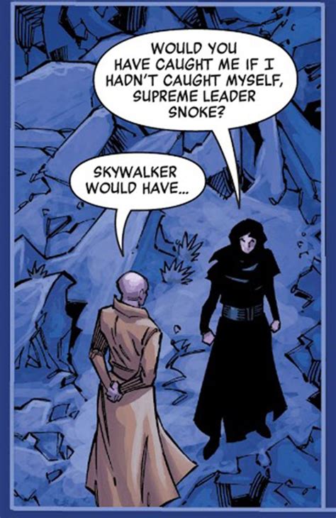 Star Wars Comics Supreme Leader Snoke Is A Luke Skywalker Fanbabe Star Wars Comics Leader