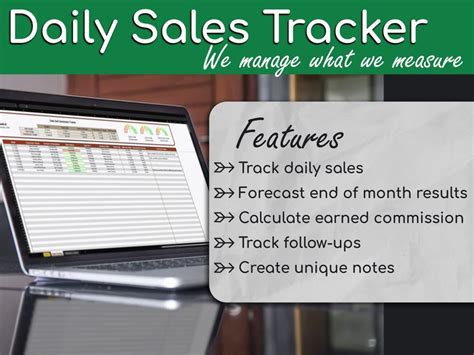 Daily Sales Tracker Track Project Sales Commission Orders And Customers In Excel Etsy