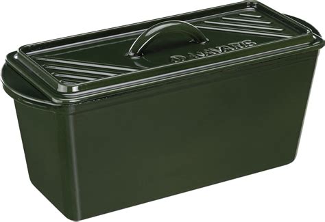 Navaris Bread Loaf Pan With Lid Cast Iron Bread Baking Pan For Bulge