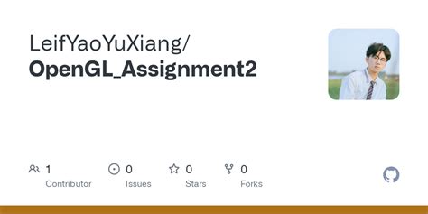 Github Leifyaoyuxiangopenglassignment2