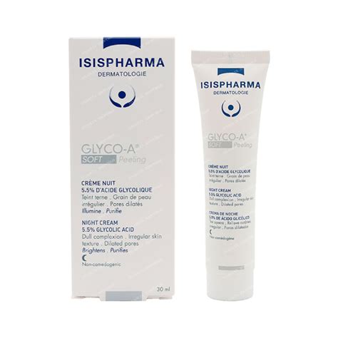 ISISPHARMA GLYCO-A Soft Peeling Ночной крем для мягкого пилинга с 5,5% ...