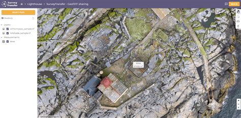 sharing geotiff files such as orthophoto on the web