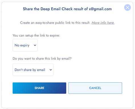 Generate Public Shareable Links