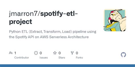 Github Jmarron7spotify Etl Project Python Etl Extract Transform Load Pipeline Using The