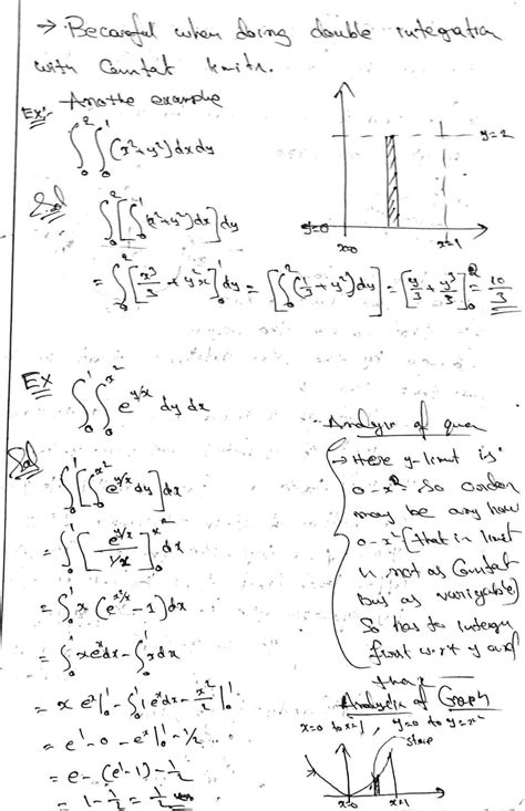 Multiple Integrals Double And Triple Integrals