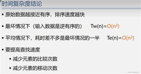 直接插入排序算法 Csdn博客