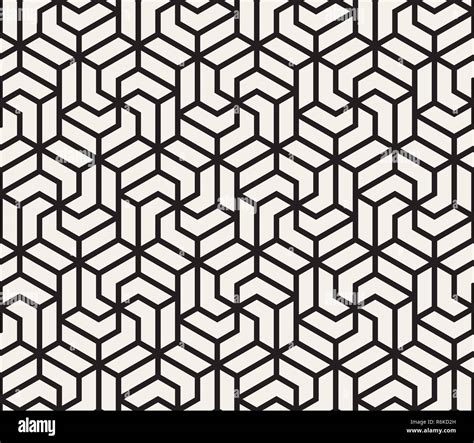 Vector Seamless Pattern Modern Stylish Abstract Texture Repeating Geometric Shapes From