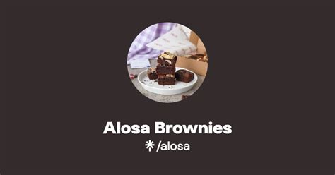 Alosa Brownies Instagram Linktree