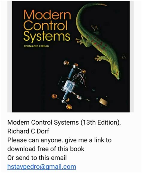 Solved Modern Control Systems Thirteenth Edition Modern