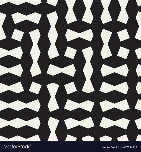 Seamless Geometric Lattice Pattern Irregular Grid Vector Image