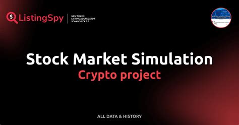 stock market simulation crypto project sms token listings events