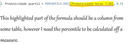Solved Percentile With Measure Microsoft Fabric Community