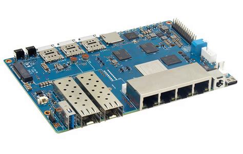 banana pi bpi r4 wifi 7 router board is powered by a mediatek filogic