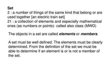 PPT Basic Set Concepts PowerPoint Presentation Free Download
