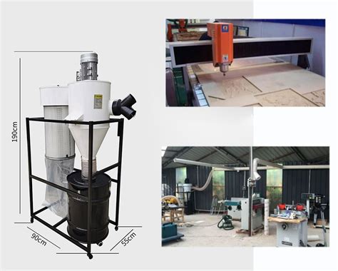 Wood Lathe Dust Collector Cnc Router Dust Extractor Small Woodshop Dust Collection 3hp