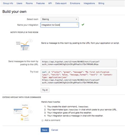 integrations with hipchat server atlassian documentation