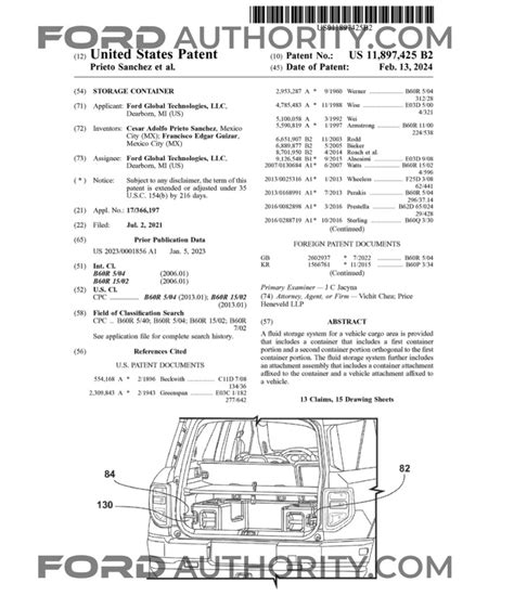 Future Ford Vehicles May Get Fluid Storage Container