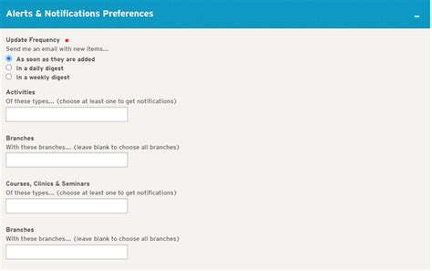 How To Set Up Alerts Notifications Preferences The Mountaineers