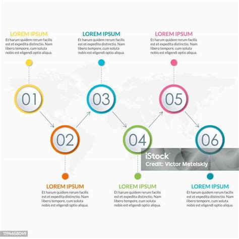 6 단계 인포 그래픽 디자인 다이어그램 그래프 및 차트용 템플릿입니다 6 레벨 옵션 원타임 디자인 비즈니스 프레젠테이션