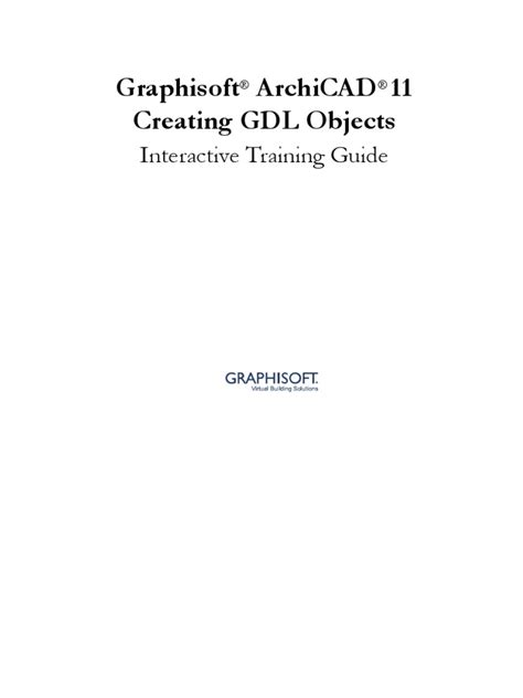 creating gdl objects e guide pdf 2 d computer graphics double click