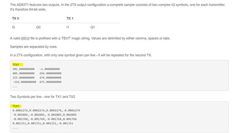 Send LTE Signal Txt Using Ad Iiostream C Q A Design Support AD AD EngineerZone