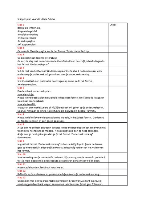 Stappenplan Voor Onderzoeksplan En Verslag Onderwijs 101 Studeersnel