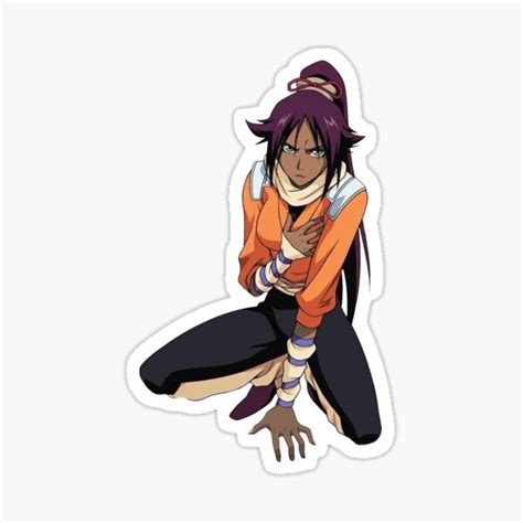 The Shinigami Yoruichi Shihoin Sticker For Sale By Yor Art Redbubble