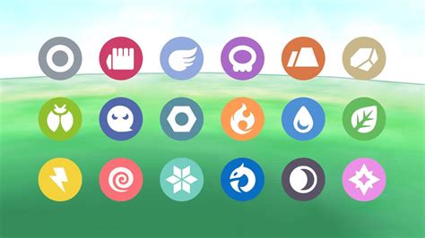 Pokemon Types Type Symbols Illustrated Pokemon Type Chart By Jojostory