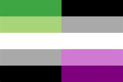 The Aro Ace Flag But Now They Have The Equal Amount Of Stripes Raaaaaaacccccccce