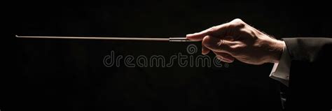 Conductor Baton Black Stock Illustrations 209 Conductor Baton Black