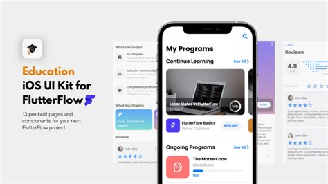 Education Ios Flutterflow Ui Kit