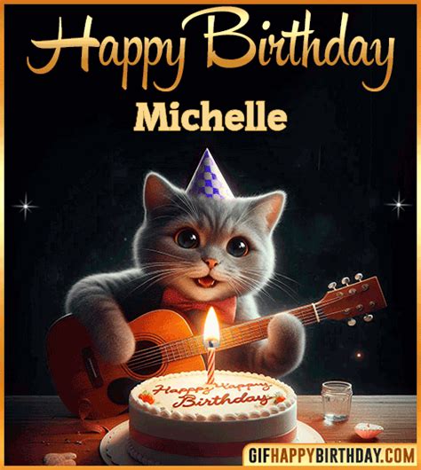 🎉 Happy Birthday Michelle  🎂 Funny And Personalized Animated Wishes