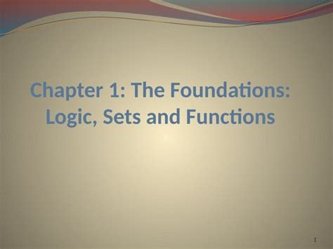 Logic Logical Propositions Pptx