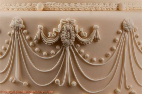 String Work Wedding Cake