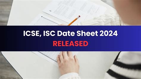 ICSE ISC Time Table Released At Cisce Org Get Direct Link Education News Jagran Josh